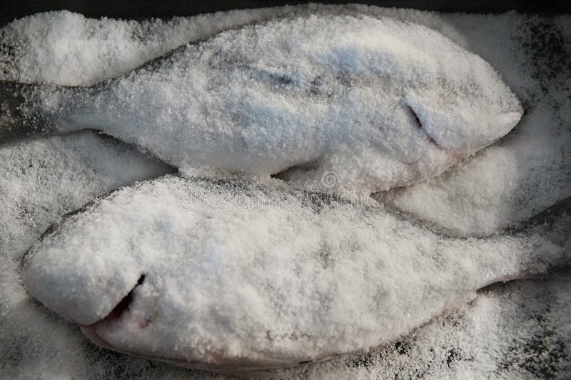 Salted Bream Tench Roach Fish Handmade Smoke House Stock Image - Image ...