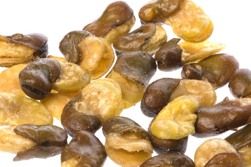 Salted Broad Beans stock photo. Image of yellow, nutrition - 6950346