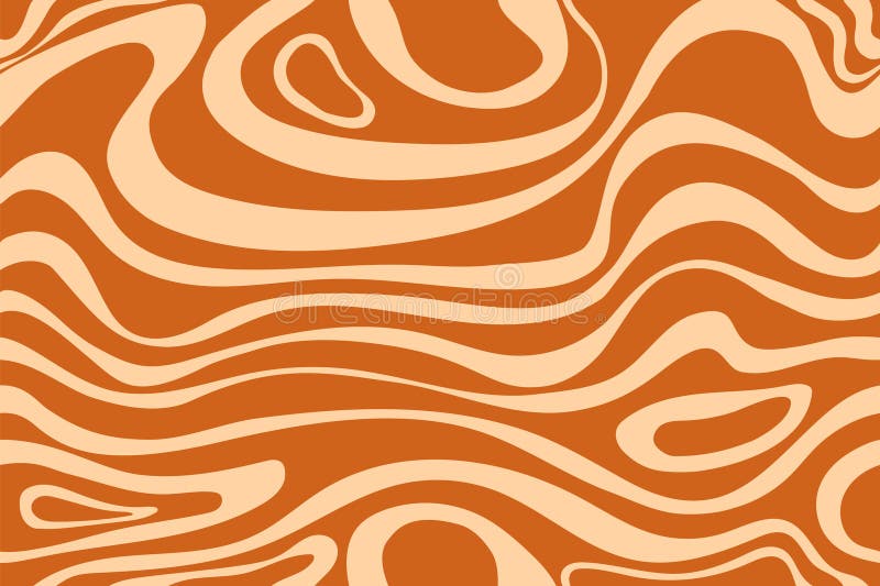 Salted Caramel Texture. Liquid Swirl Seamless Pattern Stock Vector ...