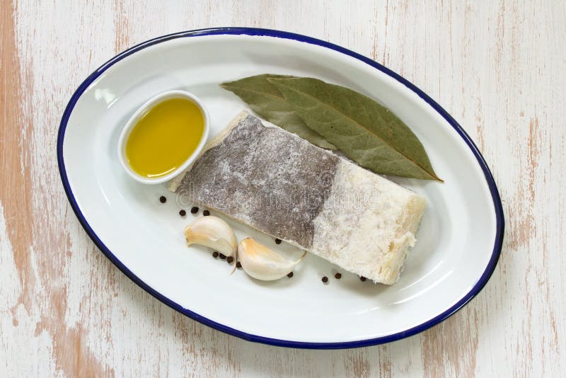 Salted cod fish stock photo. Image of uncooked, portuguese - 52044934