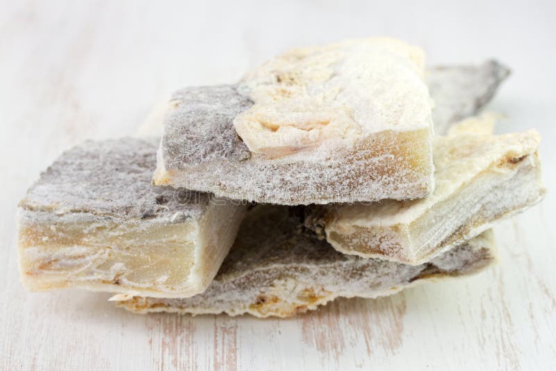 Dried salted cod stock image. Image of diet, pile, gray - 21714601