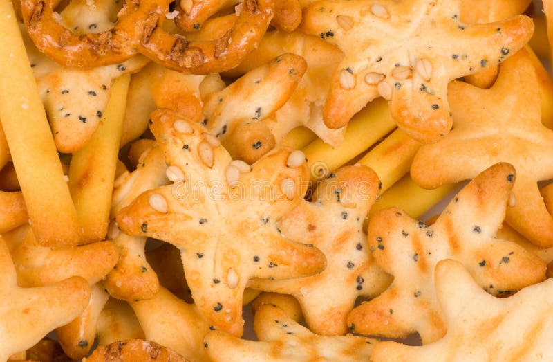 Salted crackers stock photo. Image of horizontal, assorted - 23535130