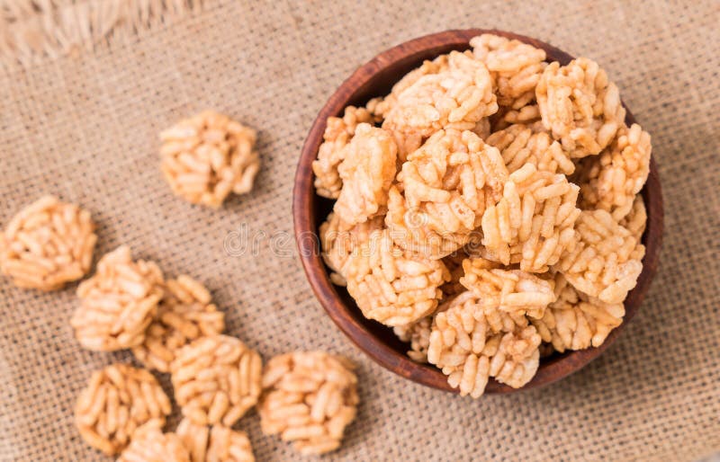 Salted crispy rice stock photo. Image of sweet, salted - 144018696