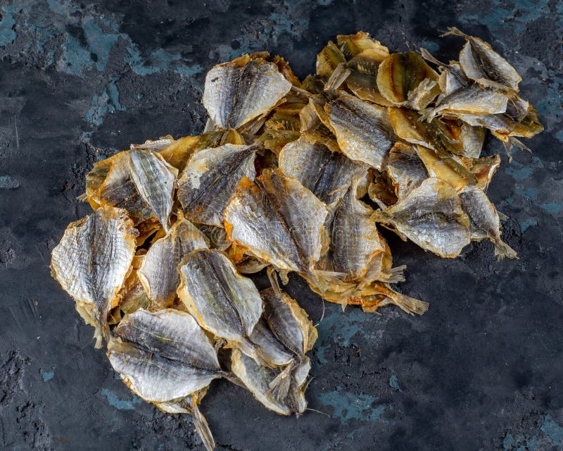 Salted Dried Capelin Fish. Fish Appetizer for Beer Stock Image - Image ...
