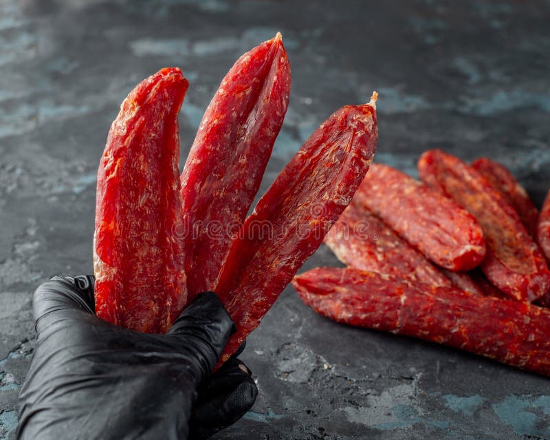 Salted Dried Fish. Fish Appetizer for Beer Stock Image - Image of ...