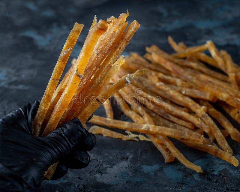 Salted Dried Fish. Fish Appetizer for Beer Stock Photo - Image of ...