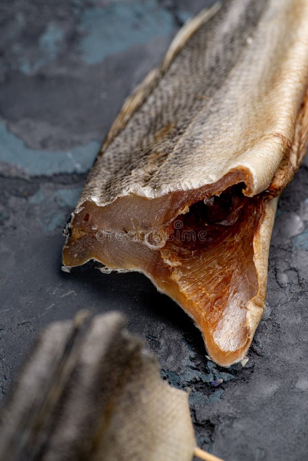 Salted Dried Fish. Fish Appetizer for Beer Stock Image - Image of ...