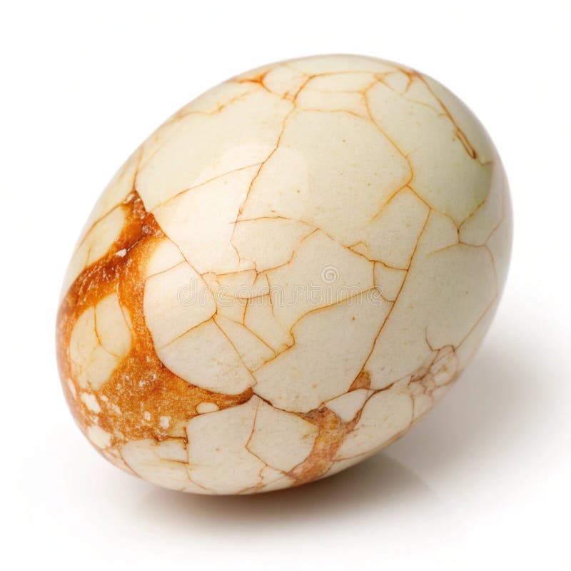 Salted Egg Isolated on White Background Stock Illustration ...