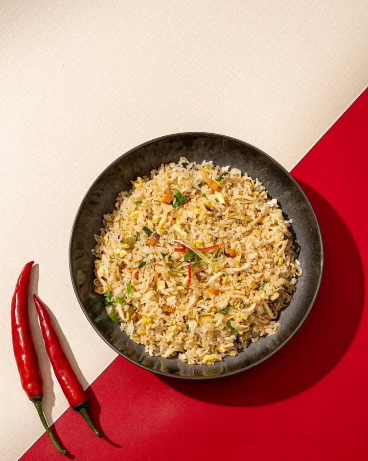 Salted Fish Fried Rice is a Dish of Rice Fried in a Pan Which Produces ...