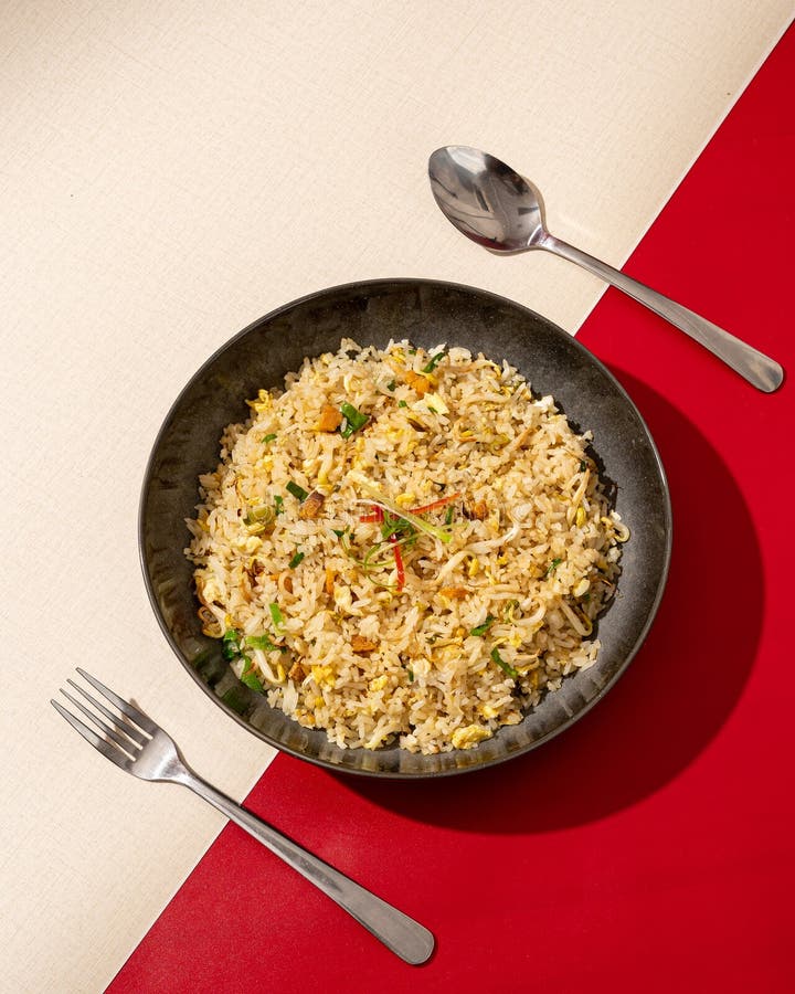 Salted Fish Fried Rice is a Dish of Rice Fried in a Pan Which Produces ...