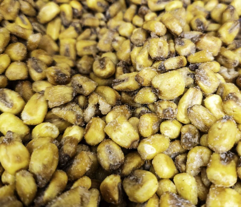 Salted fried corn stock photo. Image of roasted, vegan - 381955192