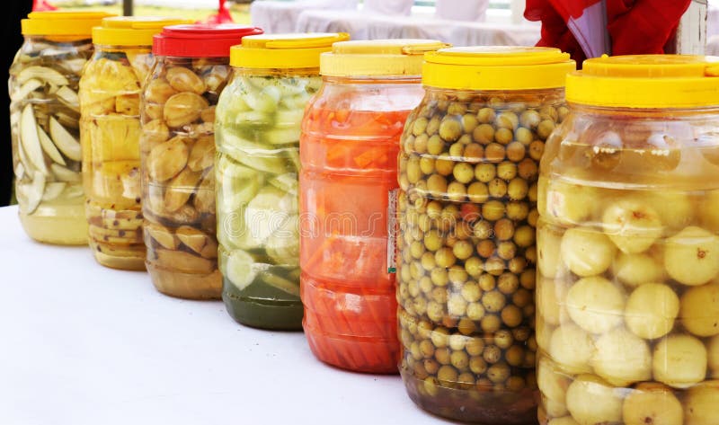 Salted Mango Carrot Pineapple and Cucumber Stock Image - Image of ...