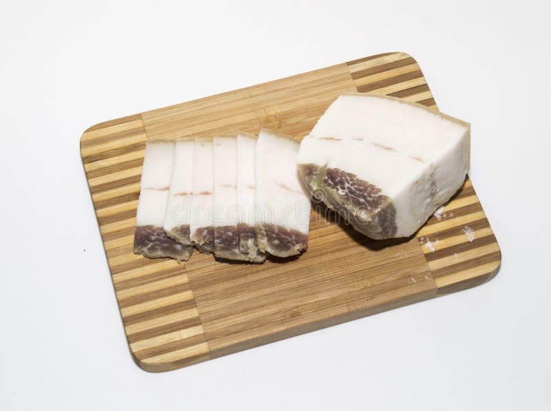 Salted pork fat stock photo. Image of cafe, lunch, fresh - 48782780