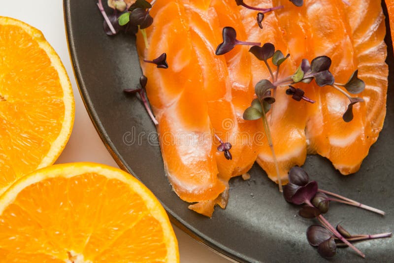 Salted Red Fish with Sea Salt Stock Photo - Image of fresh, ingredient ...