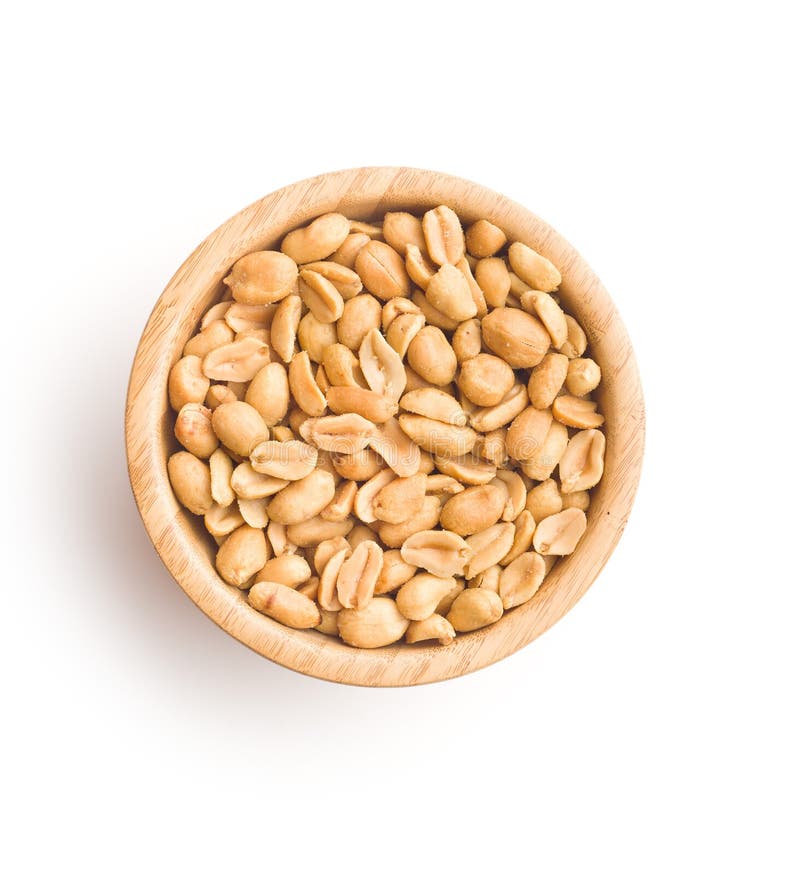 Salted roasted peanuts. stock image. Image of organic - 123258587