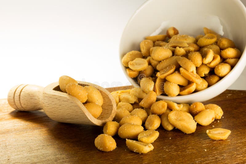 Salted and Served Toasted Peanuts Stock Photo - Image of allergies ...