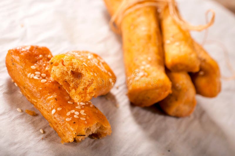 Salted sticks stock image. Image of cumin, italian, crisp - 37229861