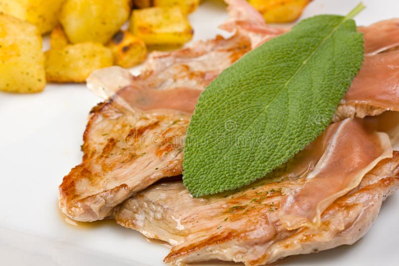 Saltimbocca stock image. Image of lunch, alla, roasted - 9005065