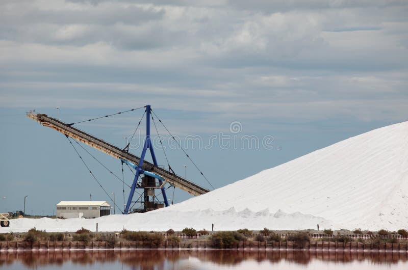 Saltpan Dans Camargue (France) Image stock - Image du évaporation ...