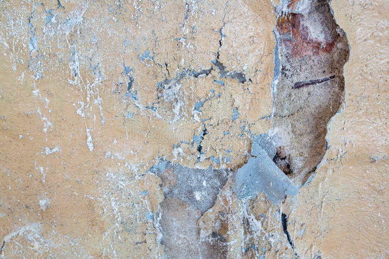 Saltpeter on a Wall in a Room, Harmful To Health Stock Image - Image of ...