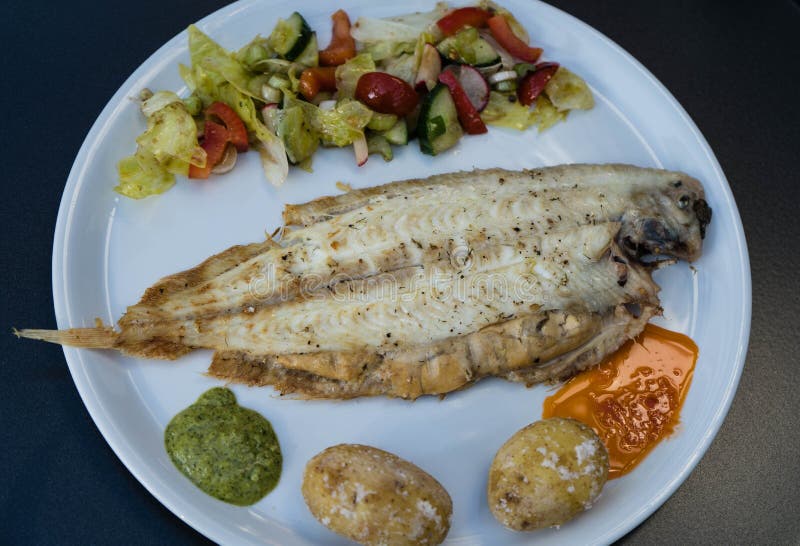 A solea solea stock photo. Image of cuisine, fillet - 182480926