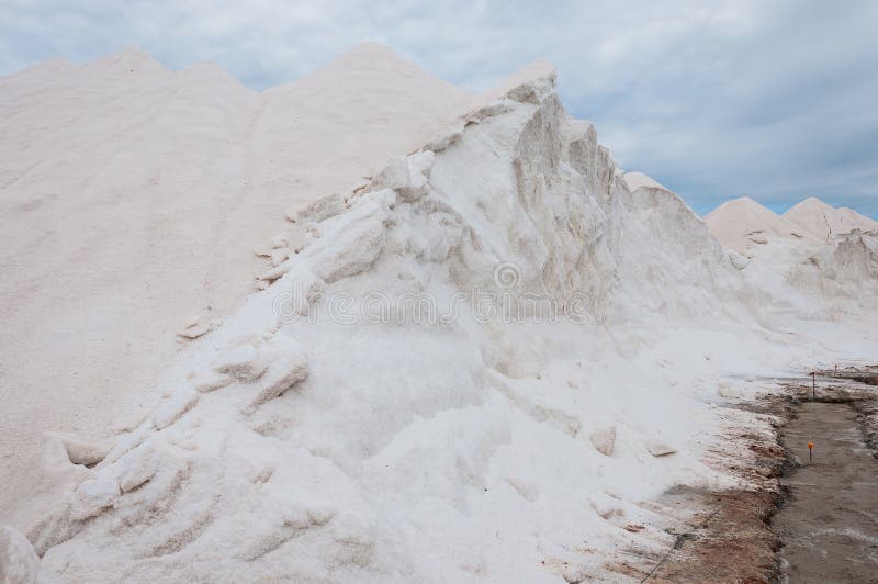 Saltworks of Es Trenc in Mallorca, Spain Stock Photo - Image of ...