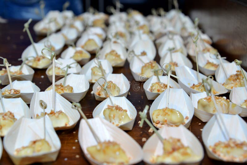 Salty Appetizer Buffet. The Concept Of Sharing Food In Hotels Stock ...