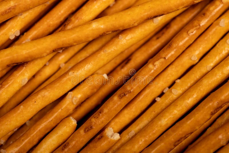 Salty Bread Strips Spread Out Delicious Snack Surface Texture Stock ...