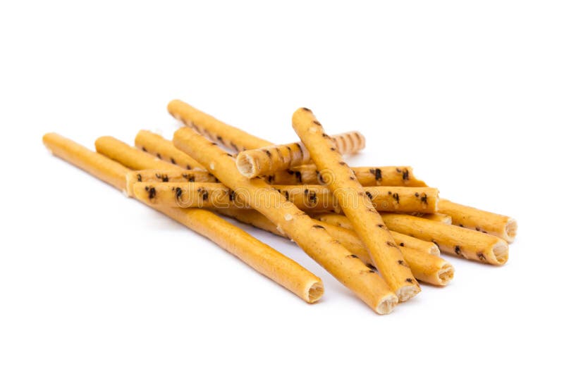 Salty Cracker Pretzel Sticks Stock Image - Image of cracker, bread ...