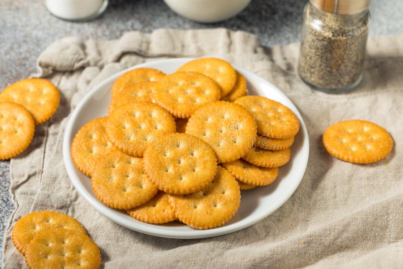 Round Crackers stock image. Image of tasty, salt, cracker - 35022237