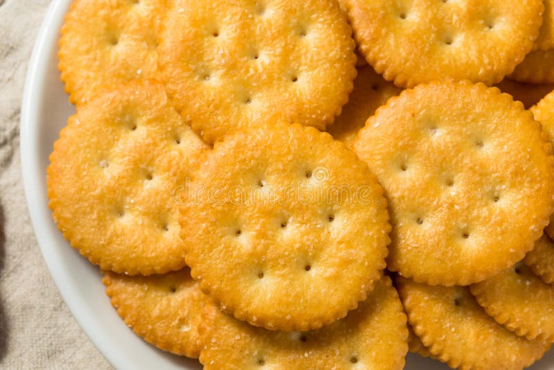 Round Crackers stock image. Image of tasty, salt, cracker - 35022237