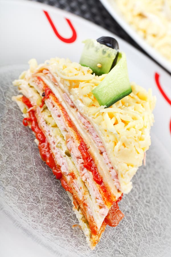 Salty pancake cake stock photo. Image of cake, food, eggs - 72703408