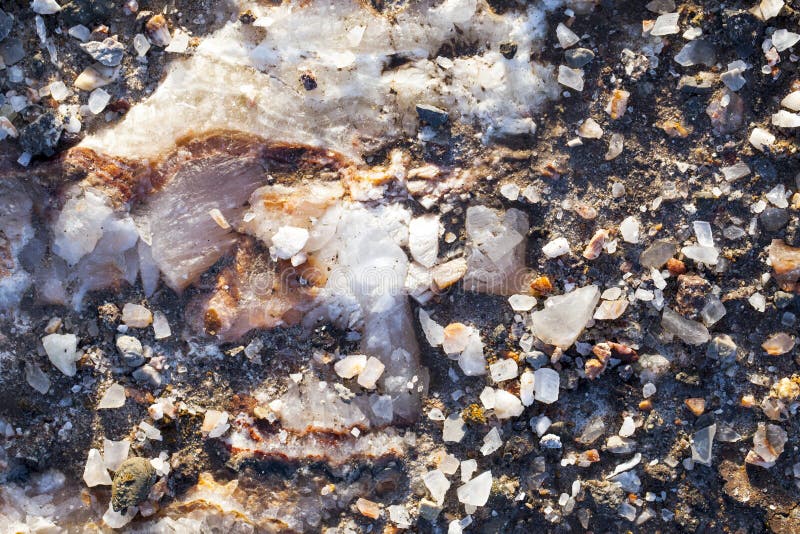 Salty Rocks Surface Texture Background Stock Photo - Image of brown ...