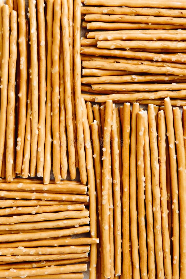 Salty Sticks Close-up, Top View. Beer Snack Stock Photo - Image of ...