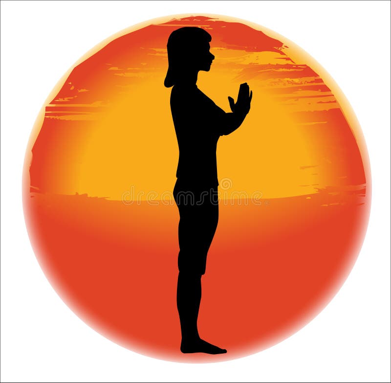 Salutation Yoga Stock Illustrations – 693 Salutation Yoga Stock ...