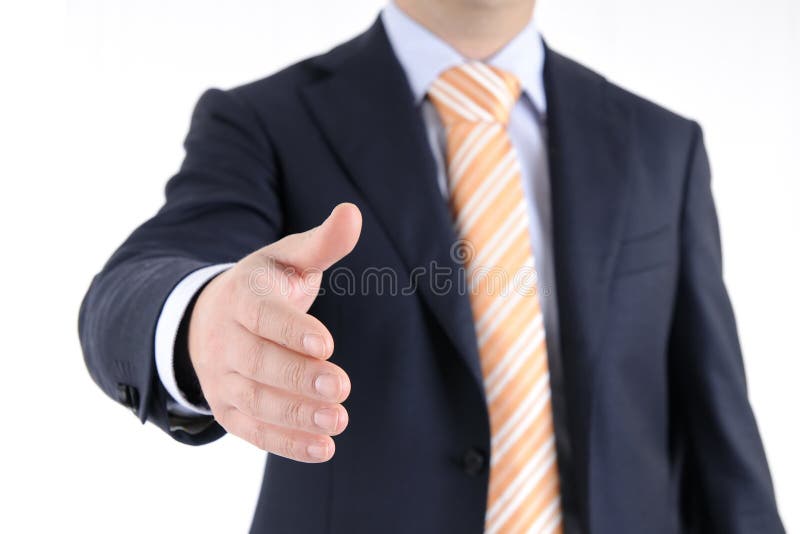 Salutations formelles photo stock. Image du hommes, épaule - 7347874