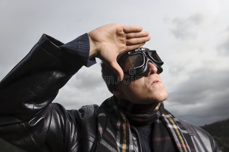 Salute stock photo. Image of dark, good, jacket, brunette - 13375418