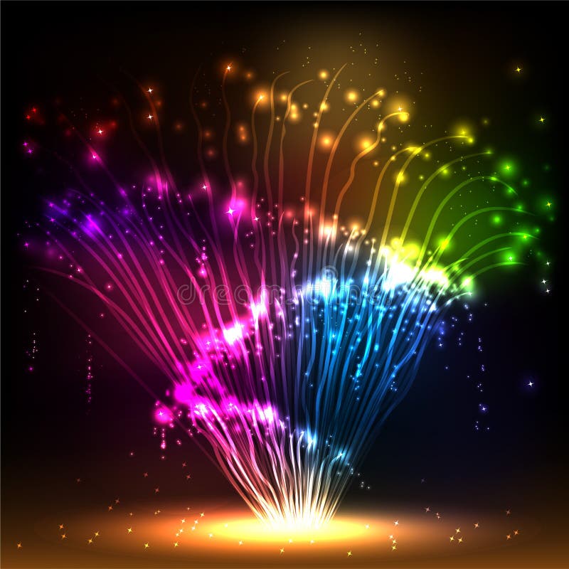 Vector Spark Effect stock vector. Illustration of realistic - 27761304