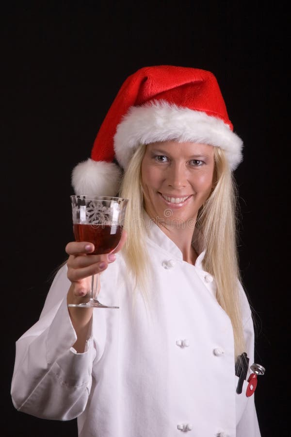 Salute stock photo. Image of glass, standing, happy, chef - 3056682