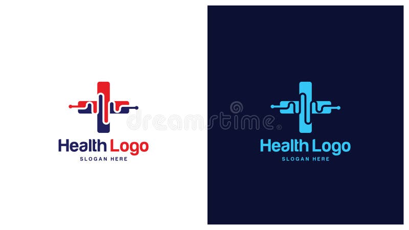 Salute Logo Design Concept, Tipi Differenti Di Logos Di Salute, Logo ...