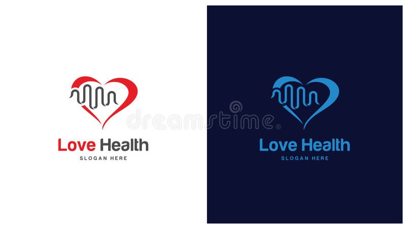 Salute Logo Design Concept, Tipi Differenti Di Logos Di Salute, Logo ...