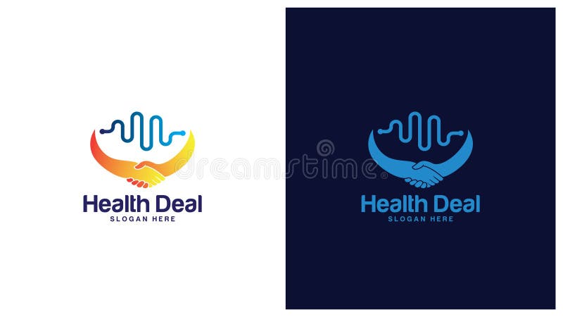 Salute Logo Design Concept, Tipi Differenti Di Logos Di Salute, Logo ...