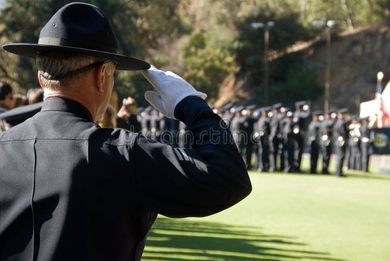 Salute To You All #2 - LAPD Editorial Image - Image of salute, academy ...
