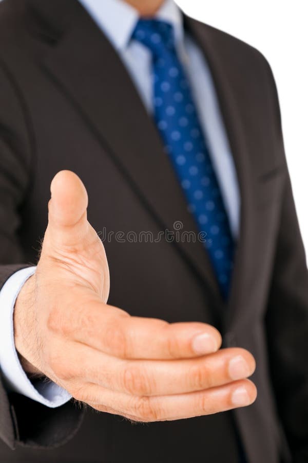 Saluto maschio della mano fotografia stock. Immagine di imprenditore ...