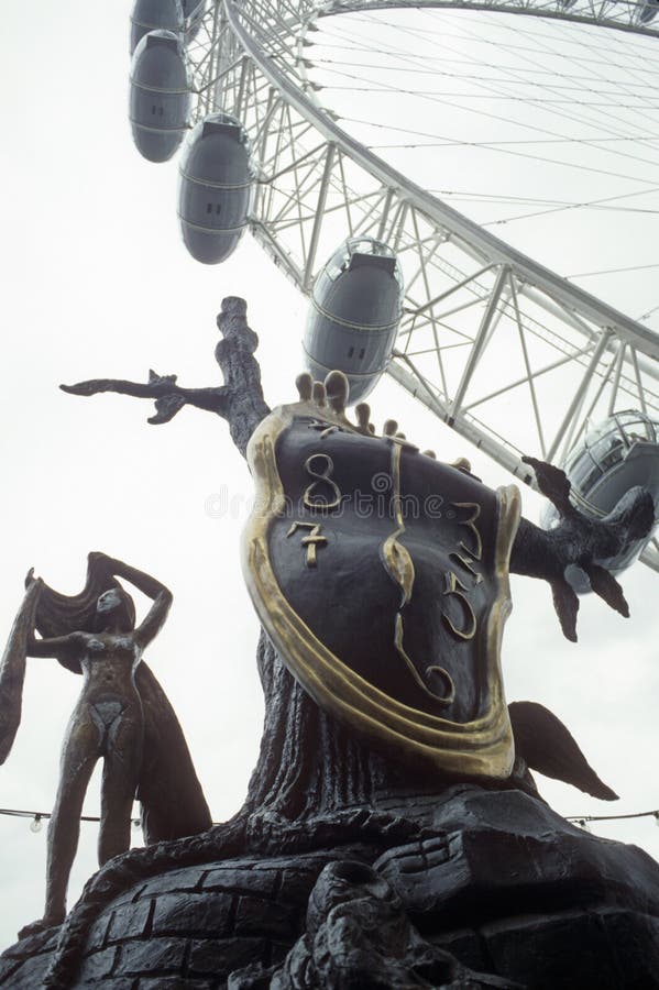 Salvadore Dali and the Eye - London England Editorial Stock Image ...