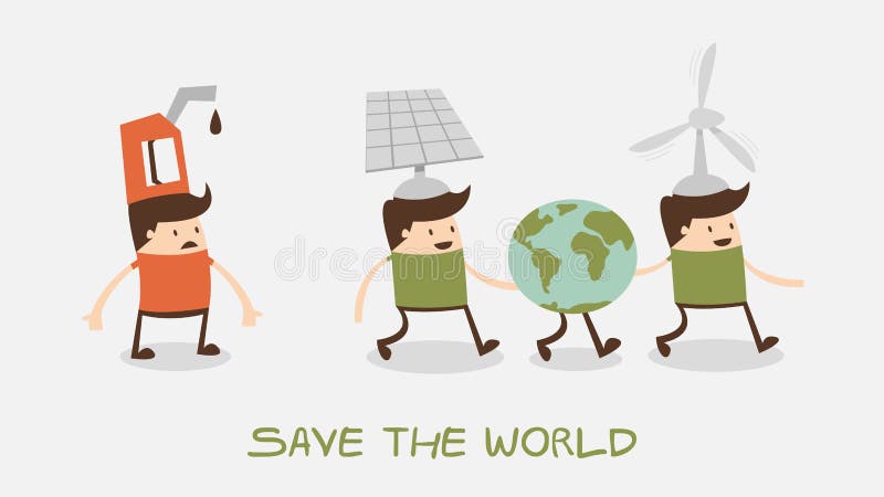 Salvar o mundo ilustração do vetor. Ilustração de fonte - 31405967