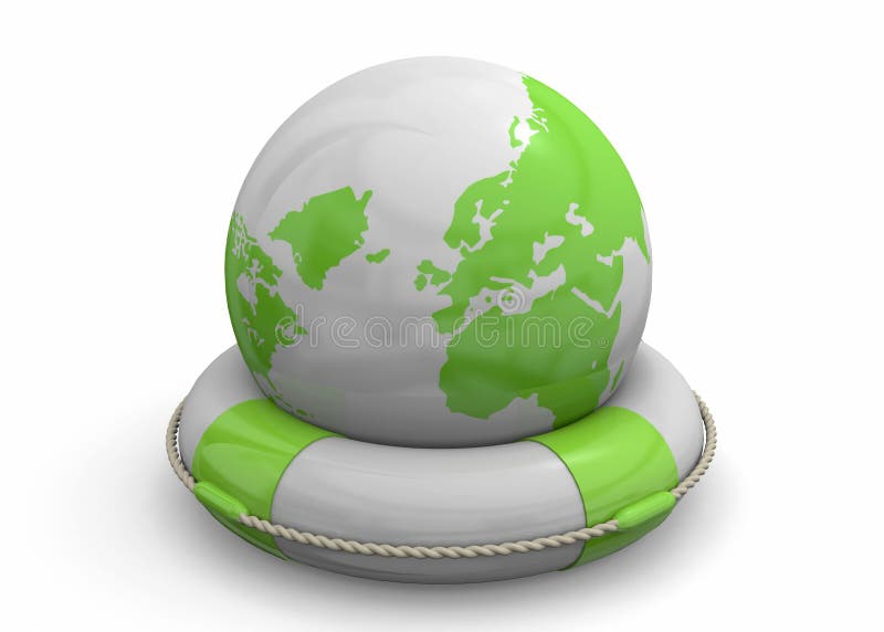 Salvar o mundo - 3D ilustração stock. Ilustração de mundo - 52089085