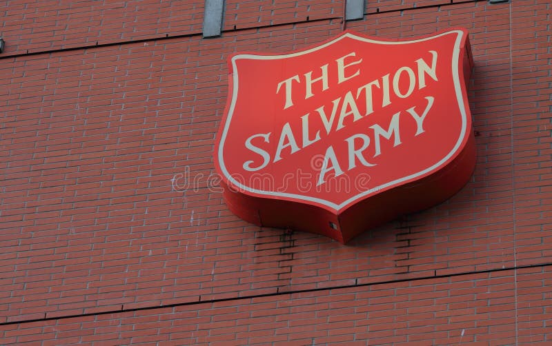 Salvation Army Sign editorial stock image. Image of salvation - 25131189