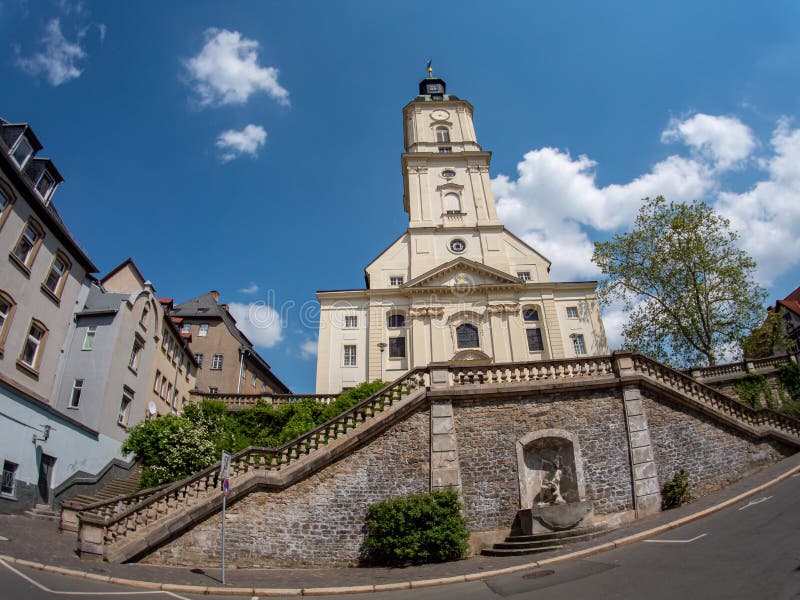 Salvator Church in Gera Thuringia Stock Image - Image of landmark ...