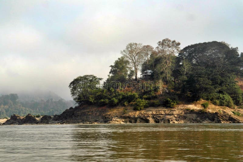 The Salween River in Mae Hong Son, Thailand Stock Image - Image of ...